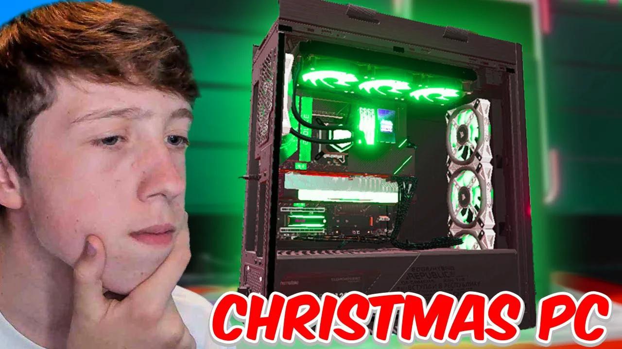 CHRISTMAS PC IN PC BUILDING SIMULATOR 2 | 12 DAYS OF LIVE