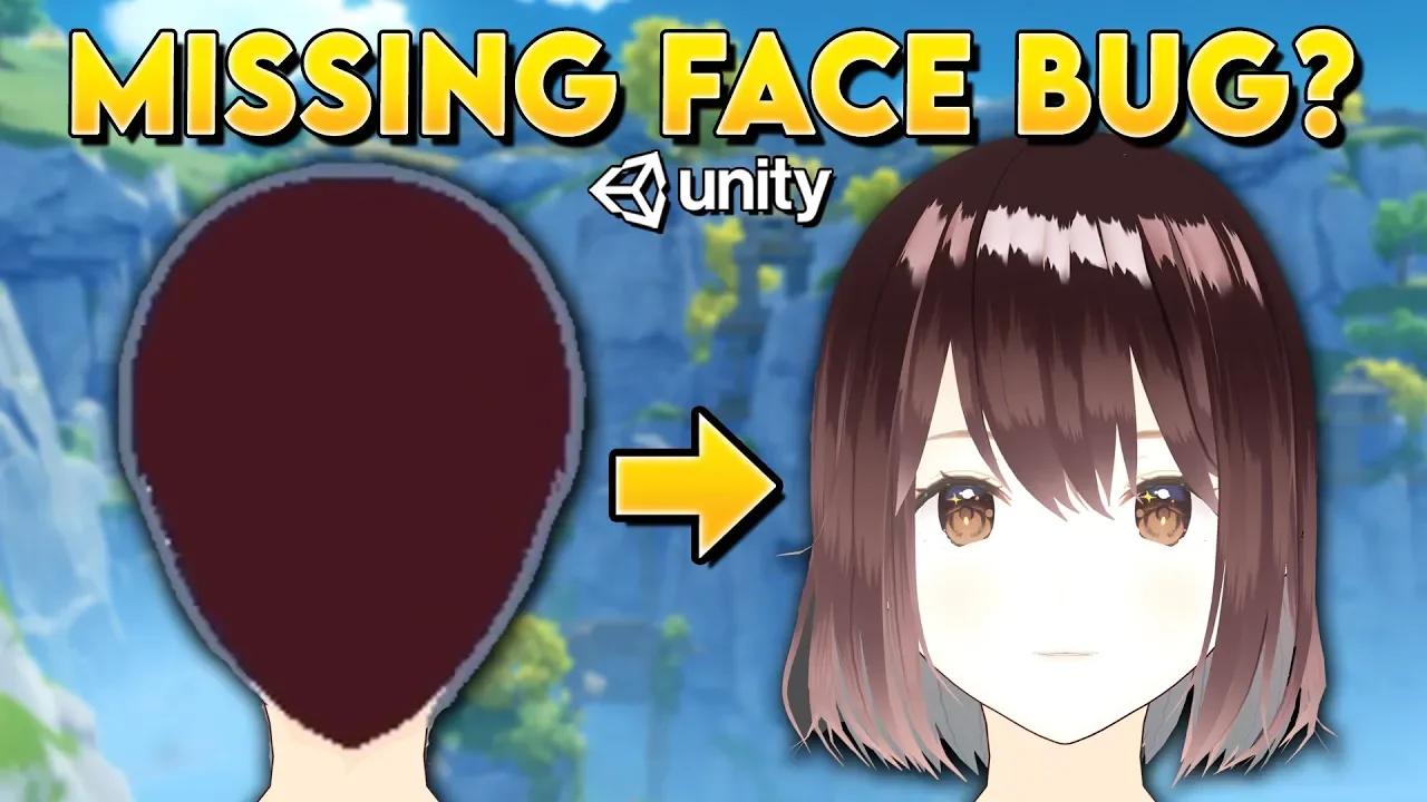 Your VRoid face disappears in Unity? Here's how to fix it!