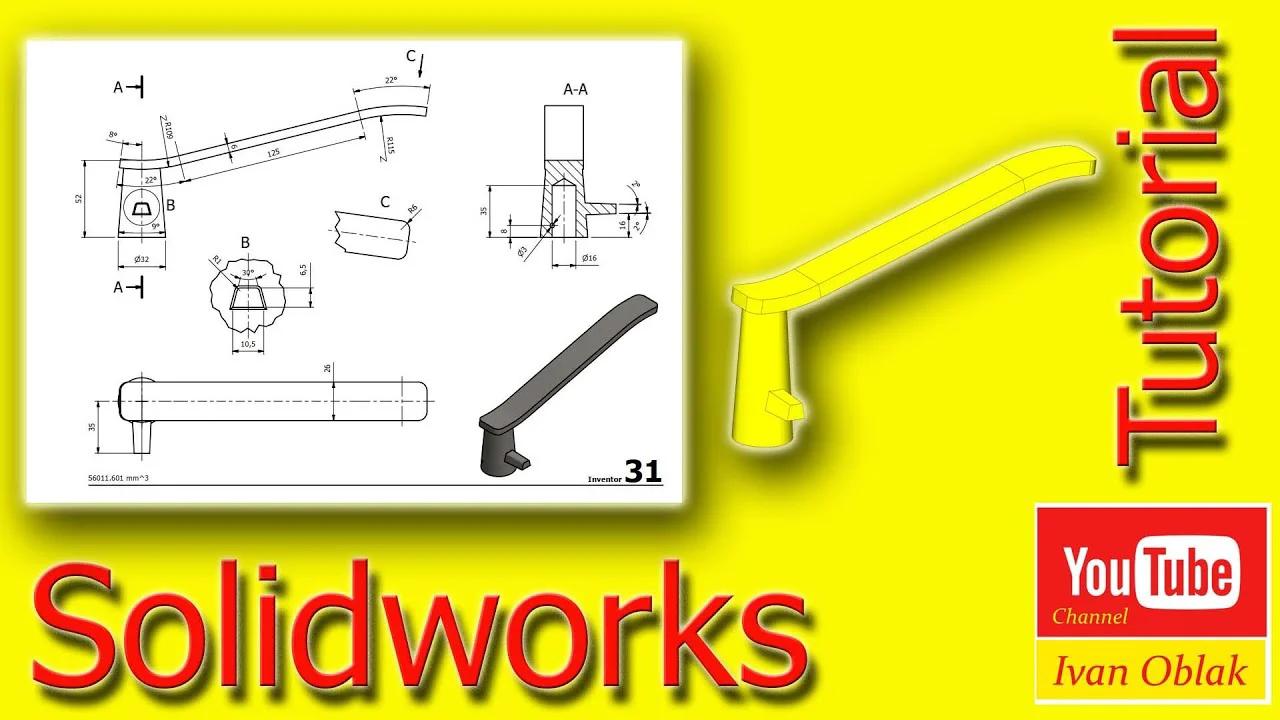 Solidworks modeling - Tutorial 0100