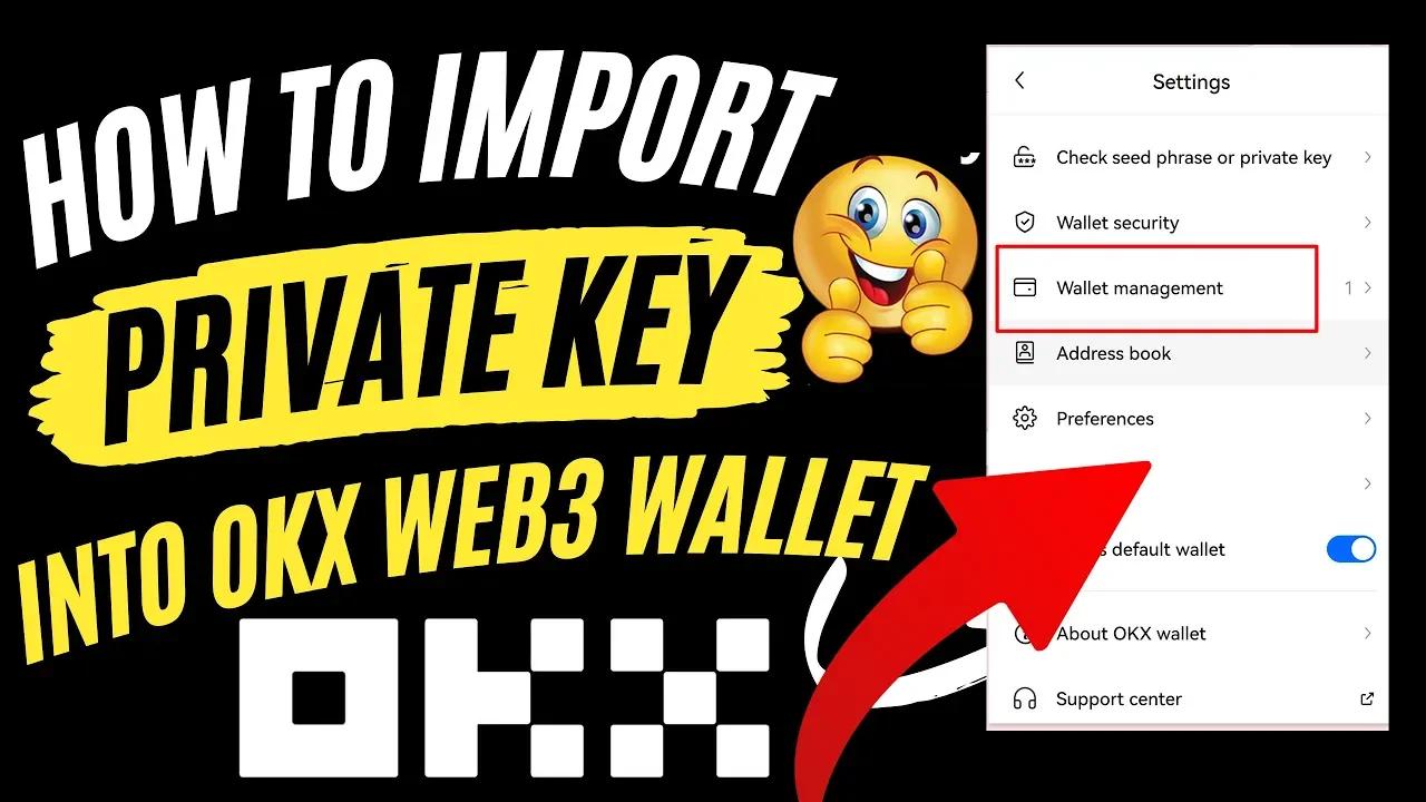 Step by Step Guide Importing Private Key into OKX Web3 Wallet | Crypto ...