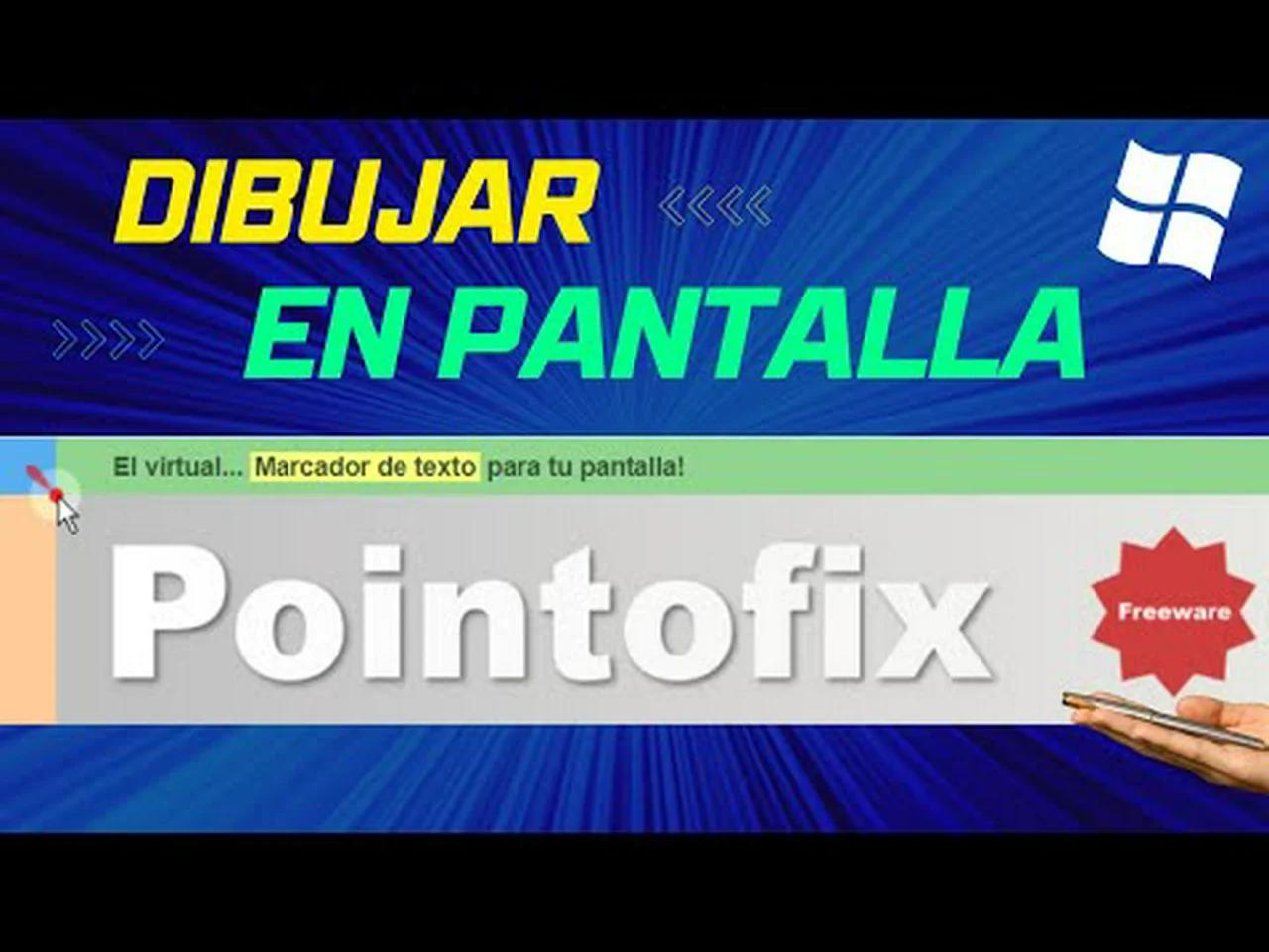 DIBUJAR en la pantalla con #Pointofix traducido al español
