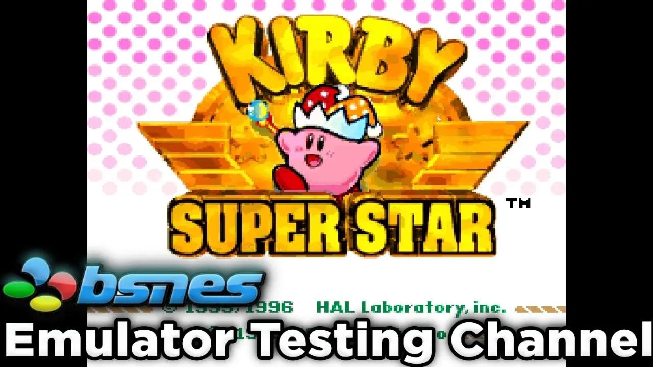 Kirby Super Star | BSNES | SNES Emulator