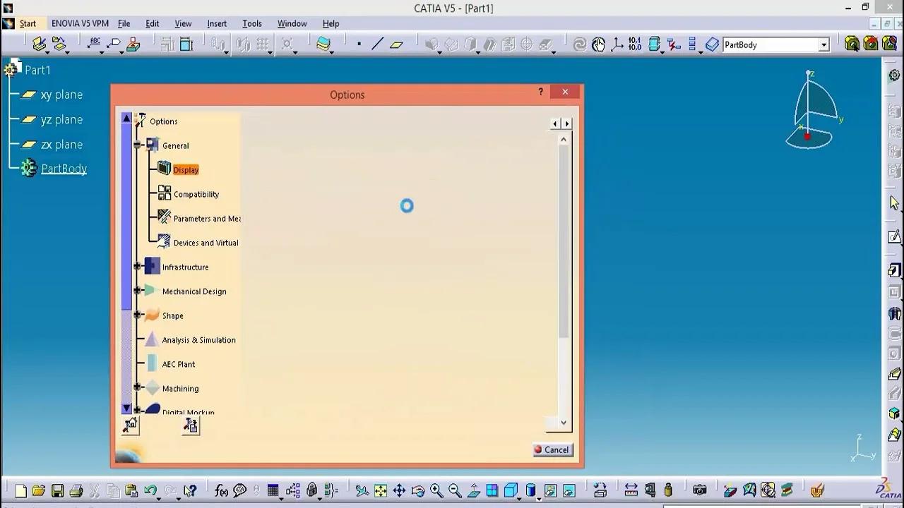 How to Change CATIA Background Color