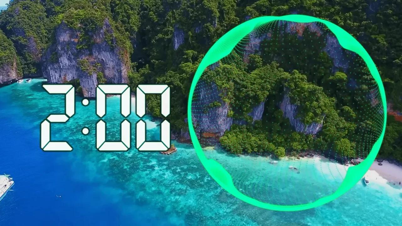 2 Minute Countdown Timer With Royalty-free Music | Digital Timer | Cool ...