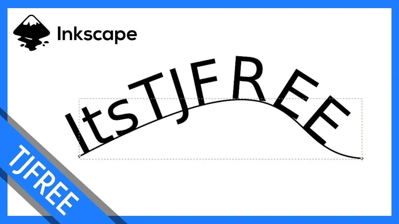 Inkscape | Curve Text. Text on Path.