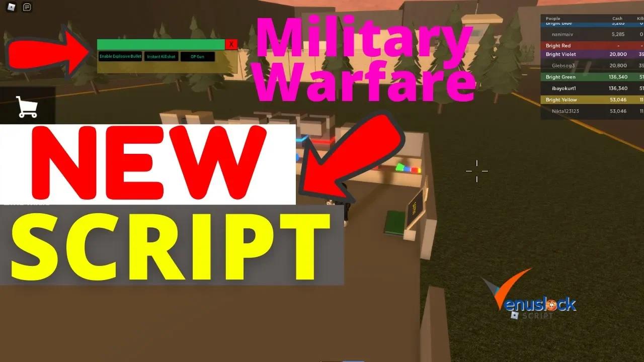 Military Warfare Tycoon Script 2022 Roblox | Infinite Ammo | Unlimited ...