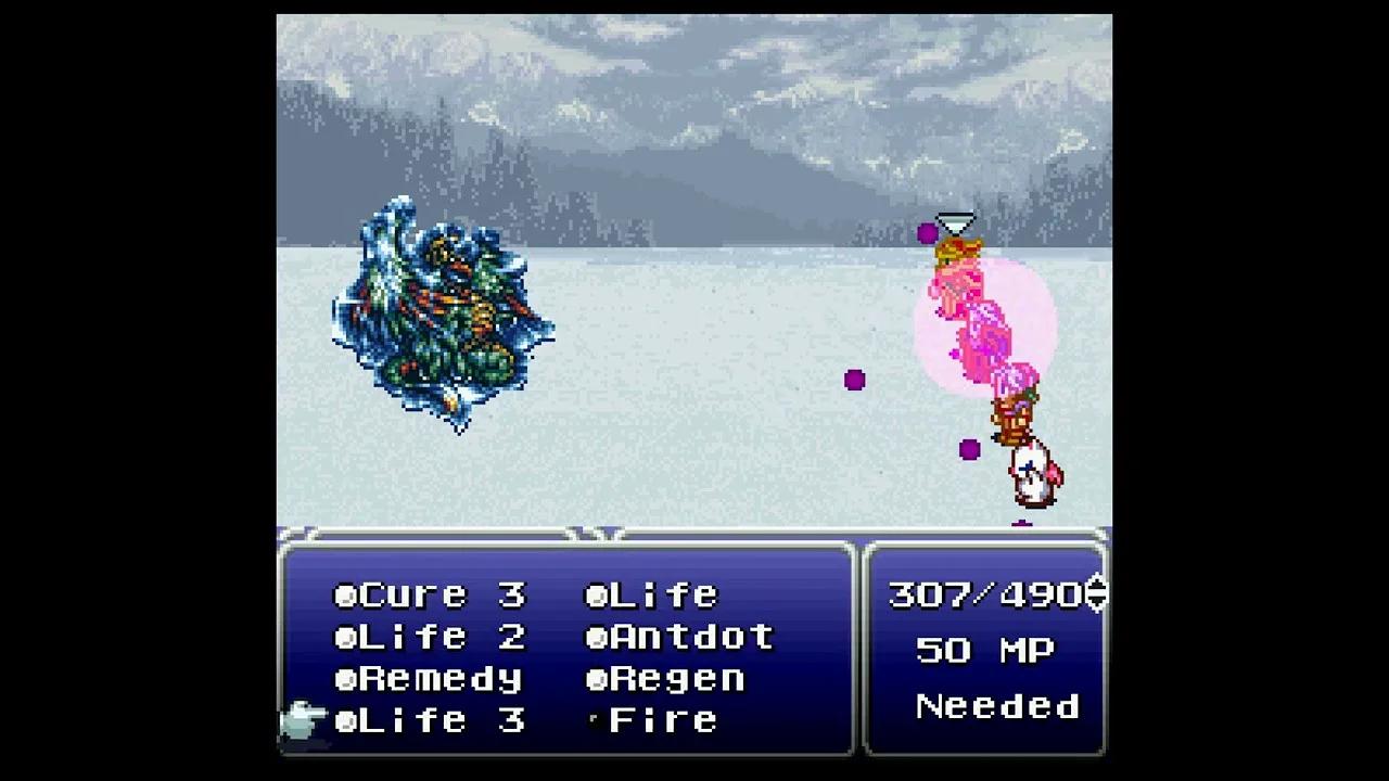 Final Fantasy VI (SNES) - Narshe Cliffs - Tritoch (Battle)