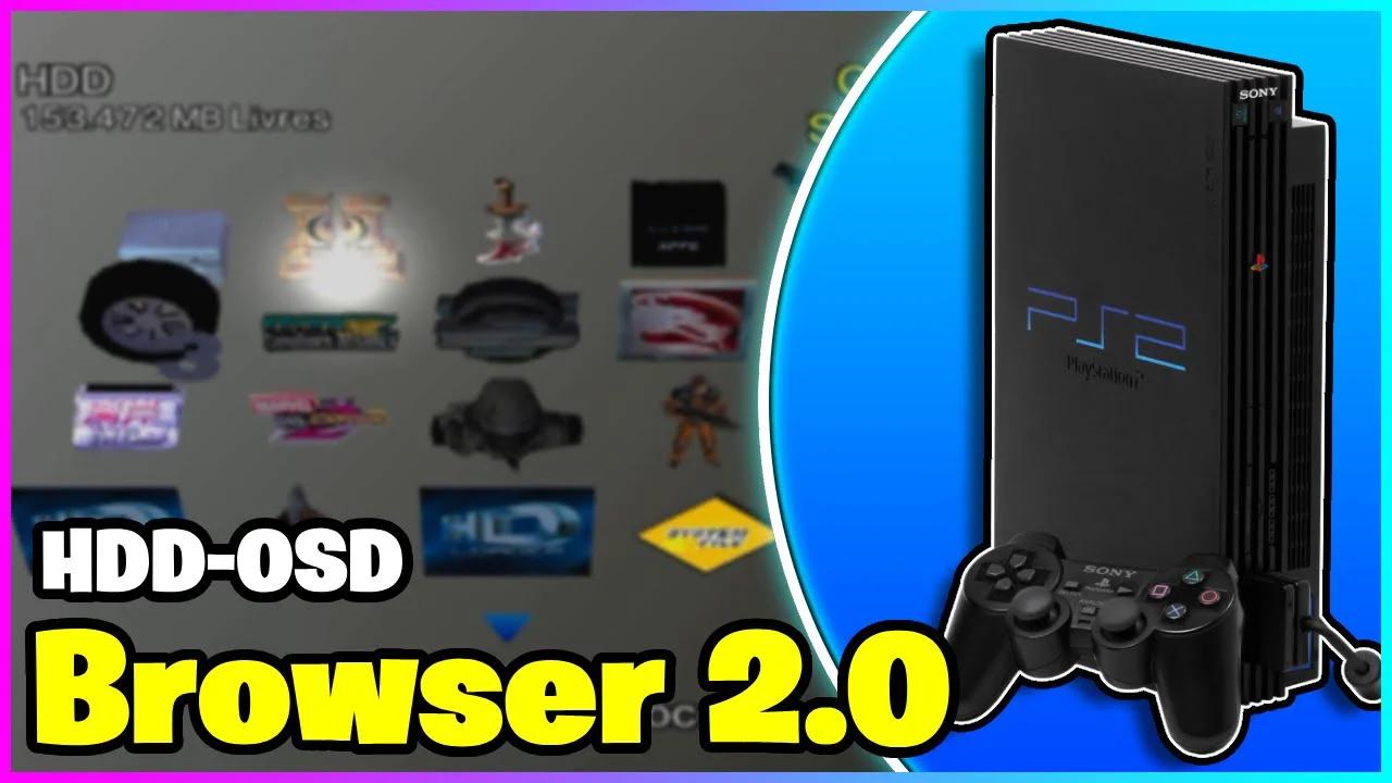 HDD-OSD (Browser 2.0) - Como abrir jogos direto do Browser do PS2!