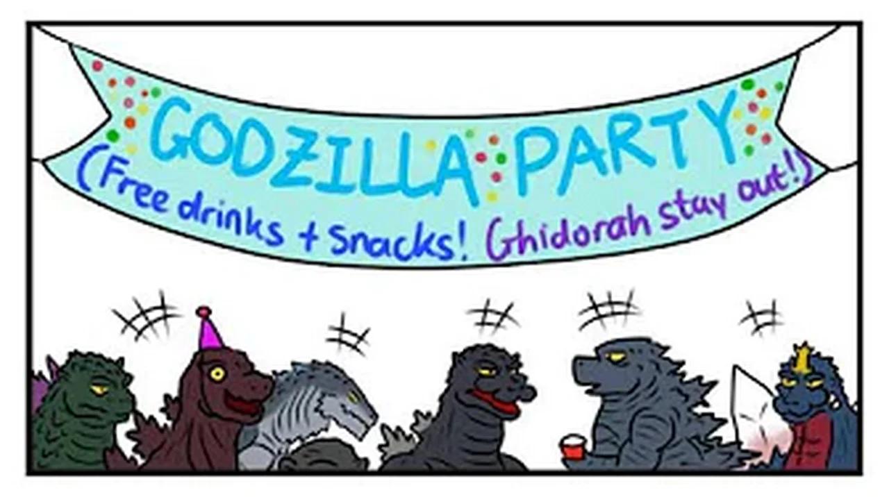 Godzilla KOTM | Godzilla's Family Reunion (Godzilla Earth Comic Dub ...