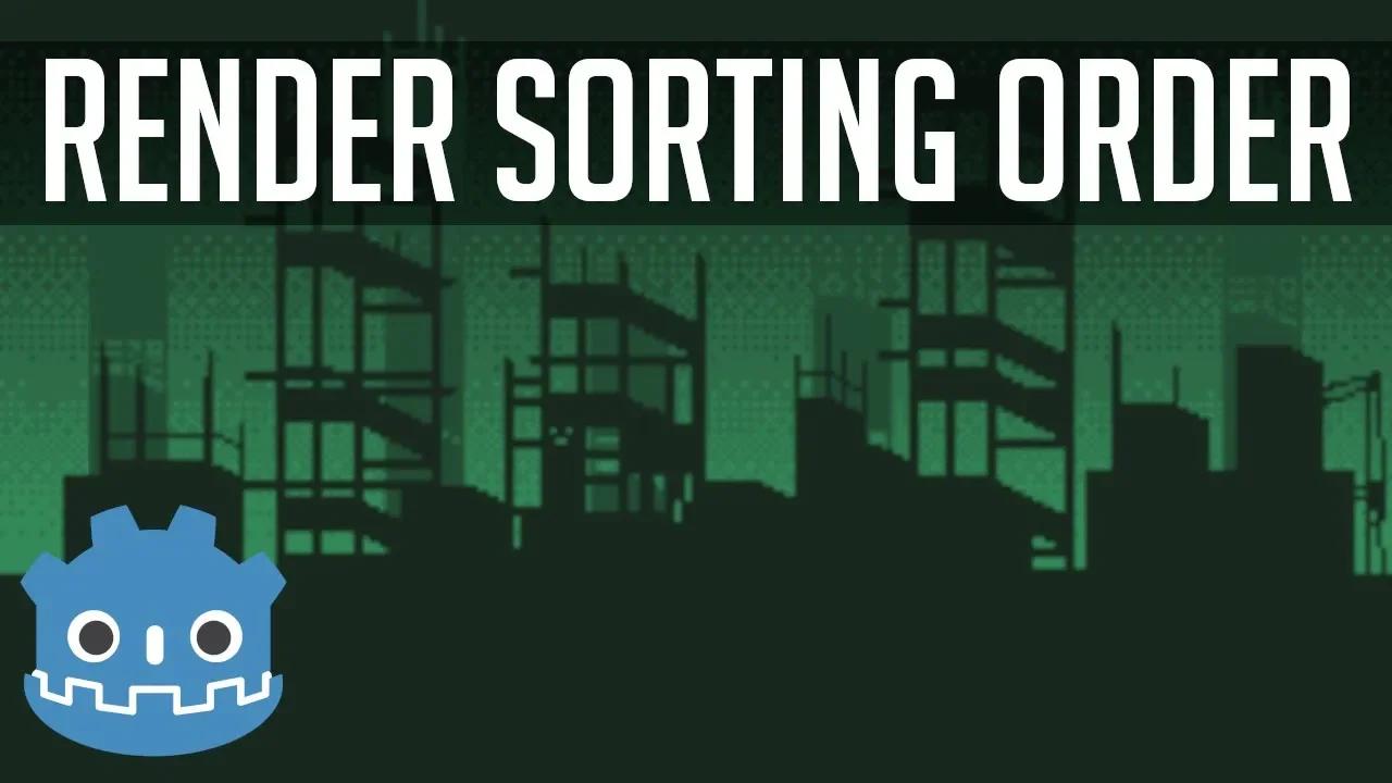How To Sort 2d Sprite Rendering Order ~ Godot Tutorial