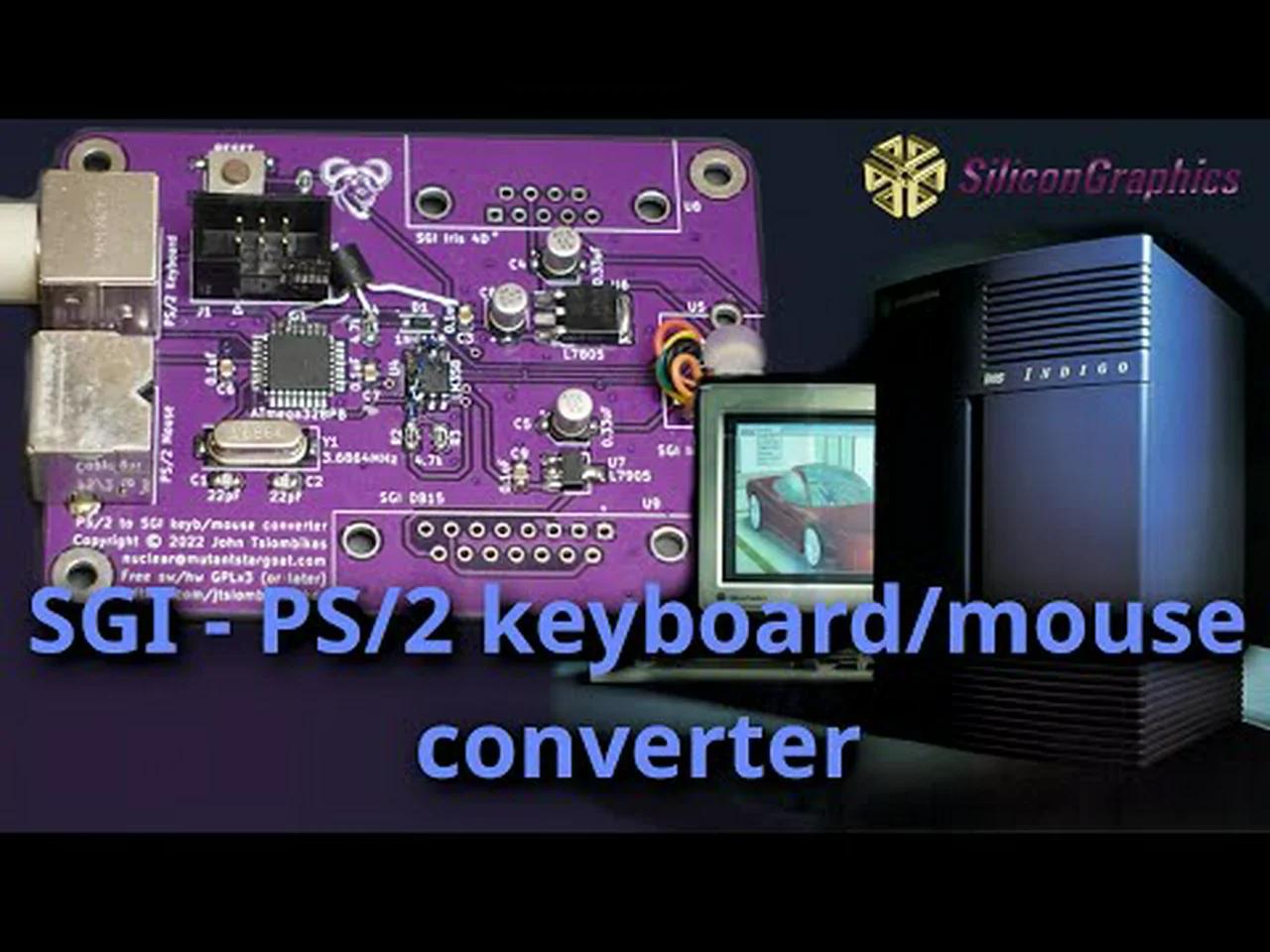 SGI - PS/2 keyboard & mouse converter
