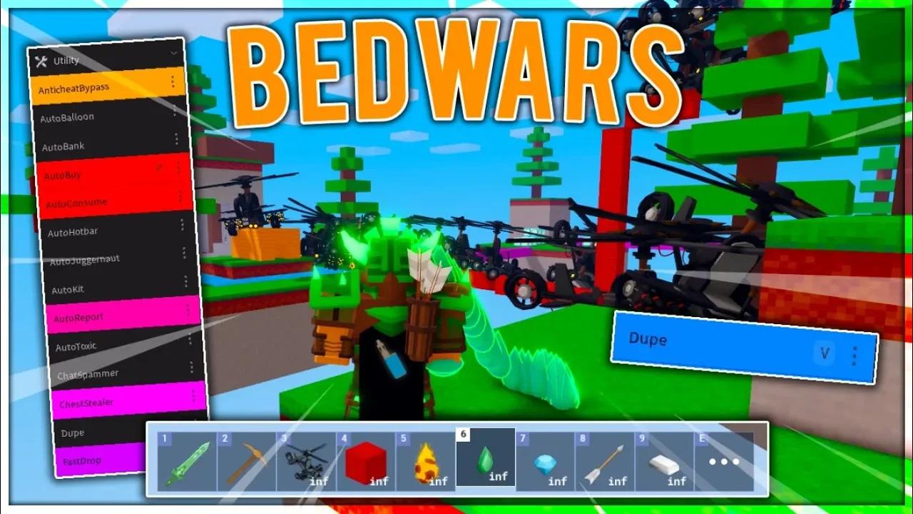 Roblox BedWars Hack Script | DUPE ITEMS, UNLIMITED ITEMS & MORE ...
