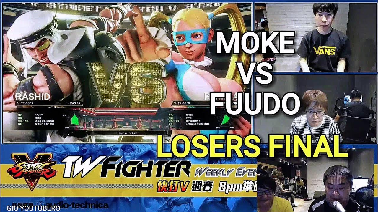 FUUDO (R.MIKA) VS MOKE (RASHID) STREET FIGHTER 5 (THE W FIGHTER) #SF5 # ...