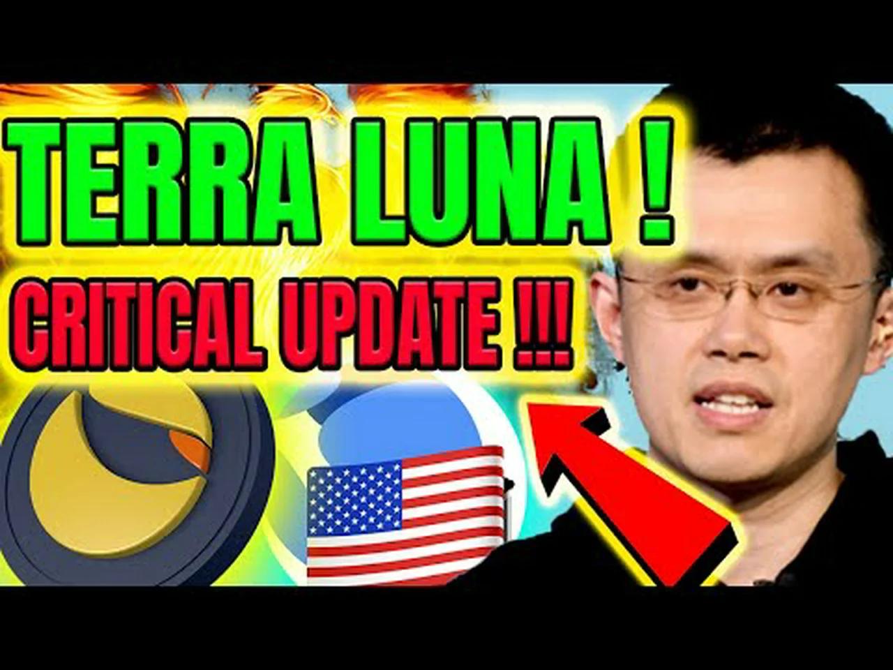 TERRA LUNA & UST: BIG UPDATE !! ... BINANCE UPDATE ! 🌛 TERRA LUNA PRICE ...