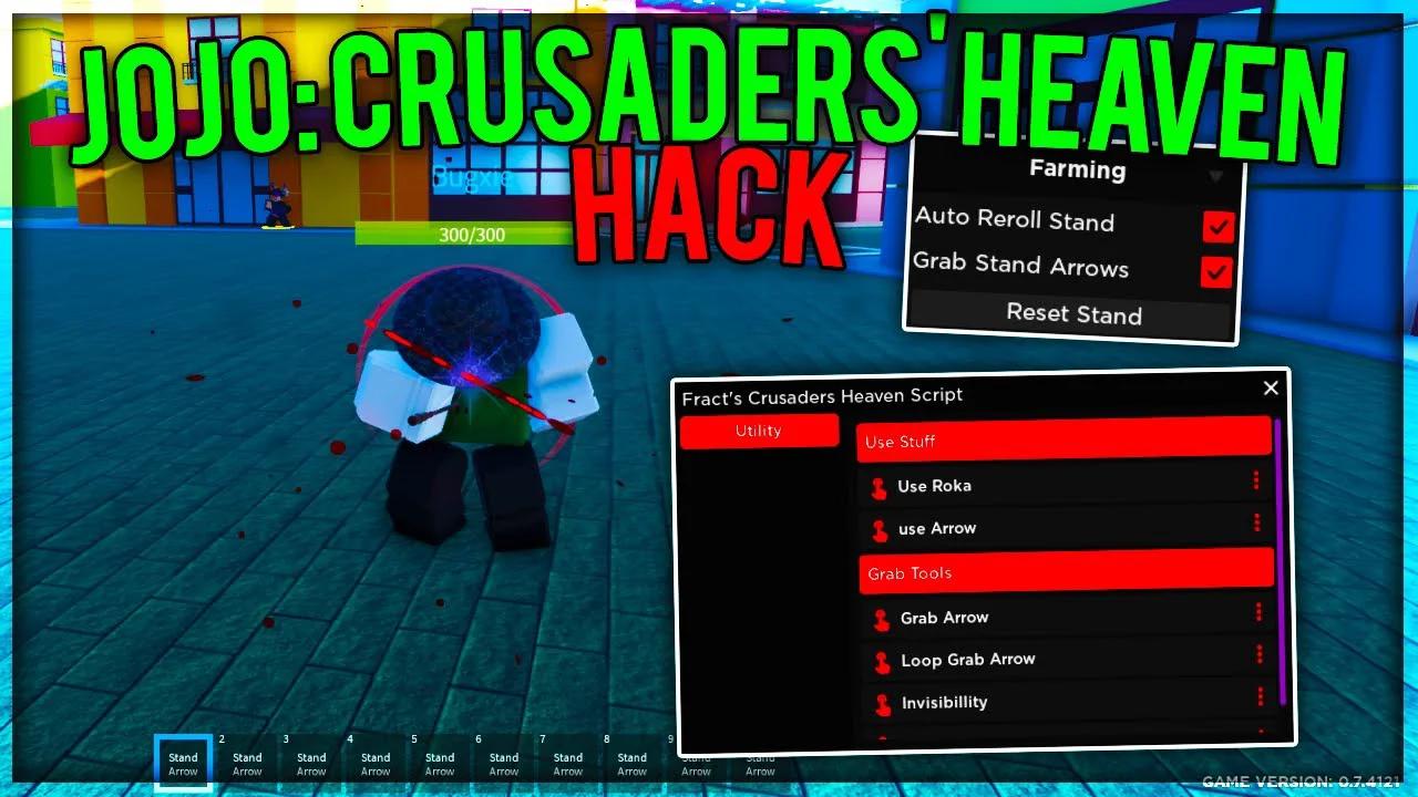 OP Jojo: Crusaders' Heaven HACK SCRIPT EXPLOIT | OVERPOWERED GUI! | WORKING