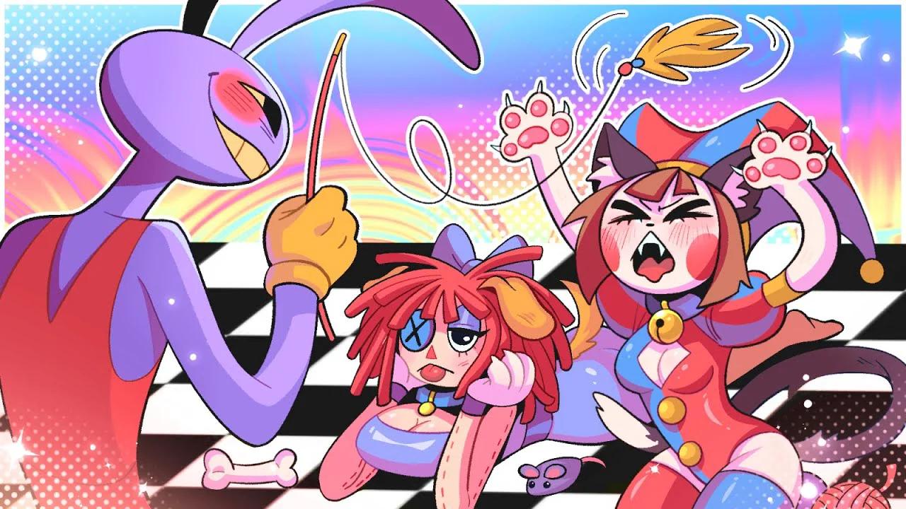 Jax "Plays" With Pomni & Ragatha's Kitty| Amazing Digital Circus Comic ...