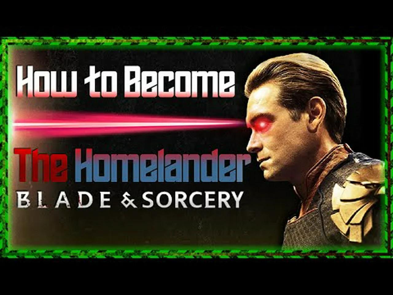 How To Become Homelander From THE BOYS! In Blade and sorcery (U11).☢️
