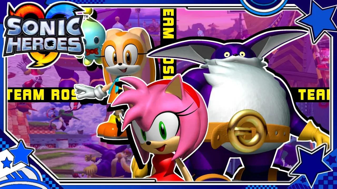 Sonic Heroes - Team Rose (Full Playthrough)