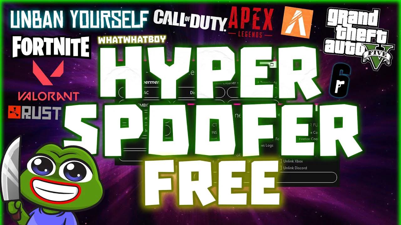 HYPER - BEST HWID SPOOFER & CLEANER - FREE DOWNLOAD - UNBAN ON FN/WZ ...