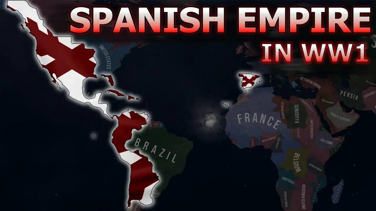 WW1 but The Spanish Empire Joined The Central Powers - HOI4 Timelapse