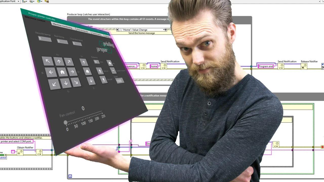 I made my own 3D printer controller software which you can use, modify and experiment with for free!