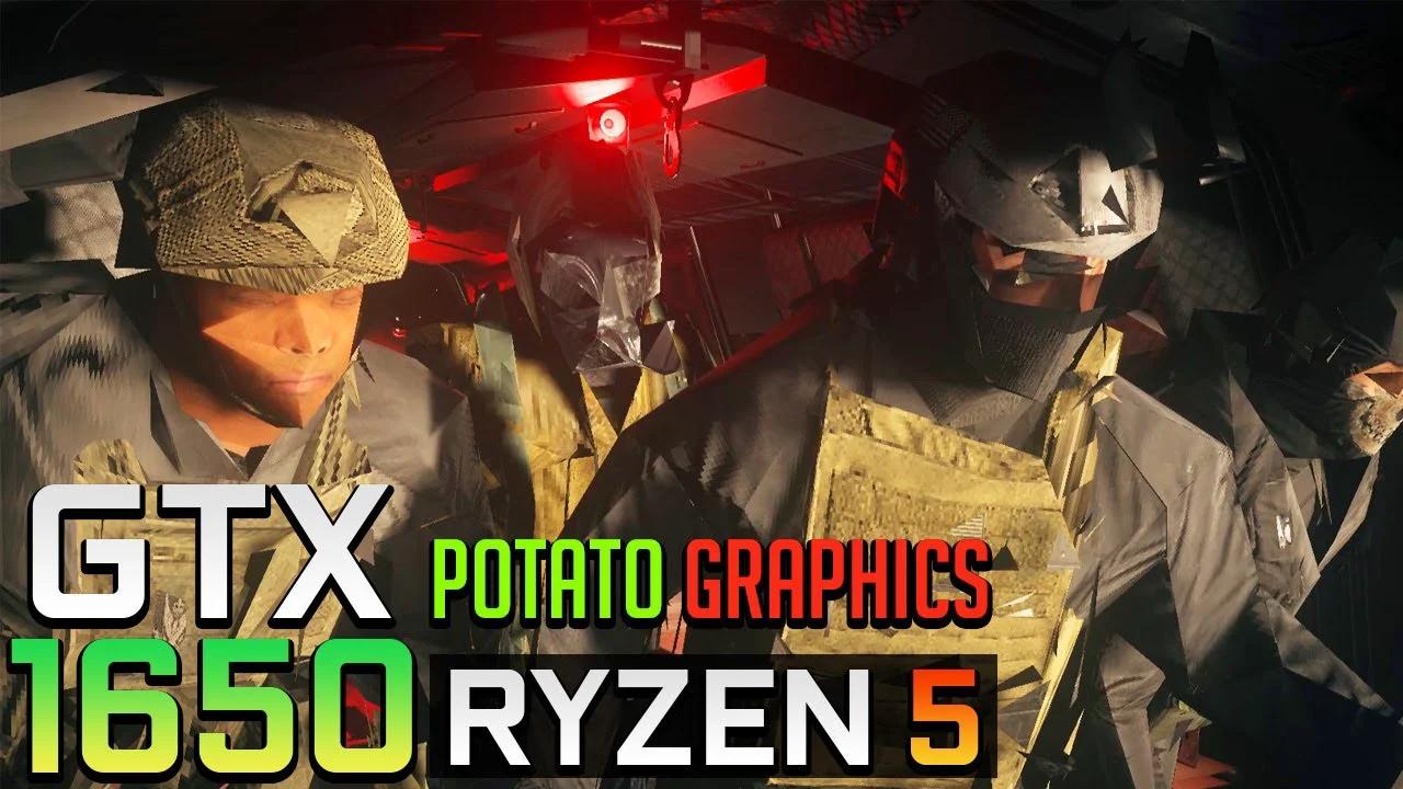 Warzone Potato Graphics | GTX 1650 | Asus TUF Gaming FX505DT ...