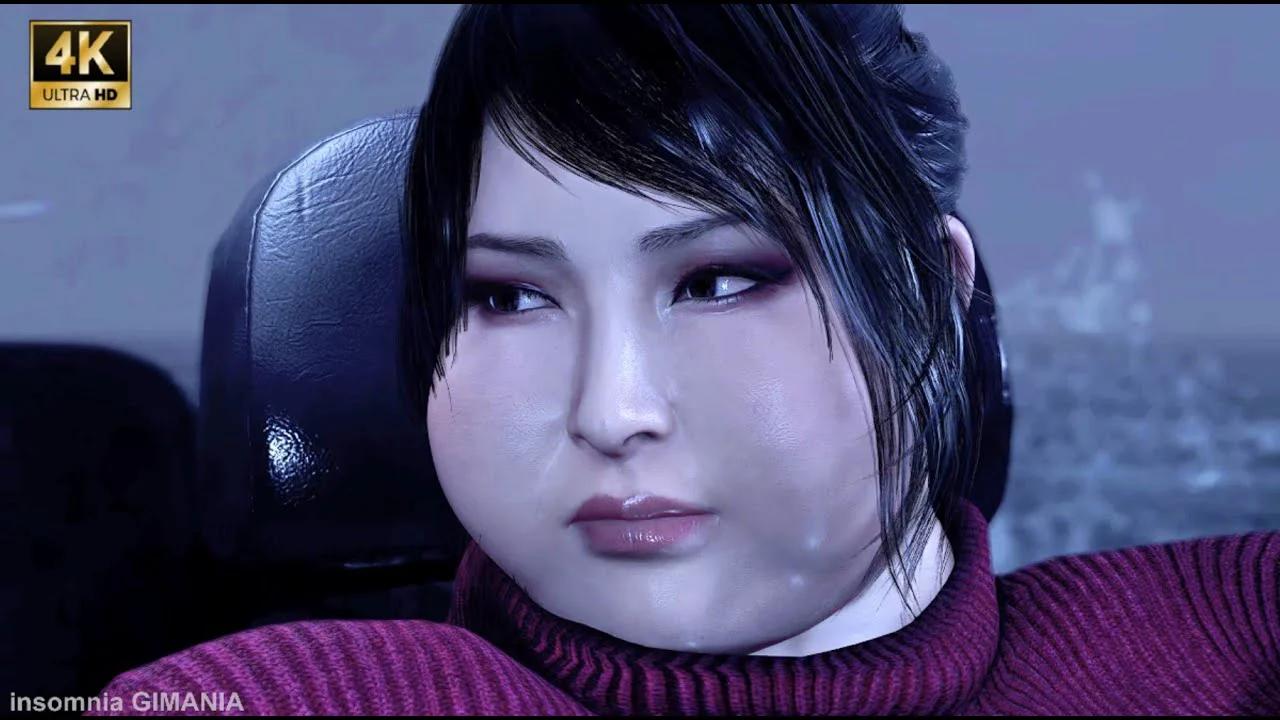 100K Chubby Ada Wong Torn Clothes #6 Laser Death Scene RE4R SW Gameplay ...