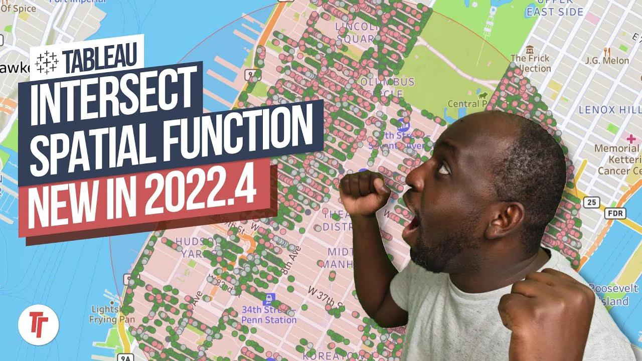 Using the Intersect Function in Tableau for Spatial Analysis | New in Tableau 2022.4