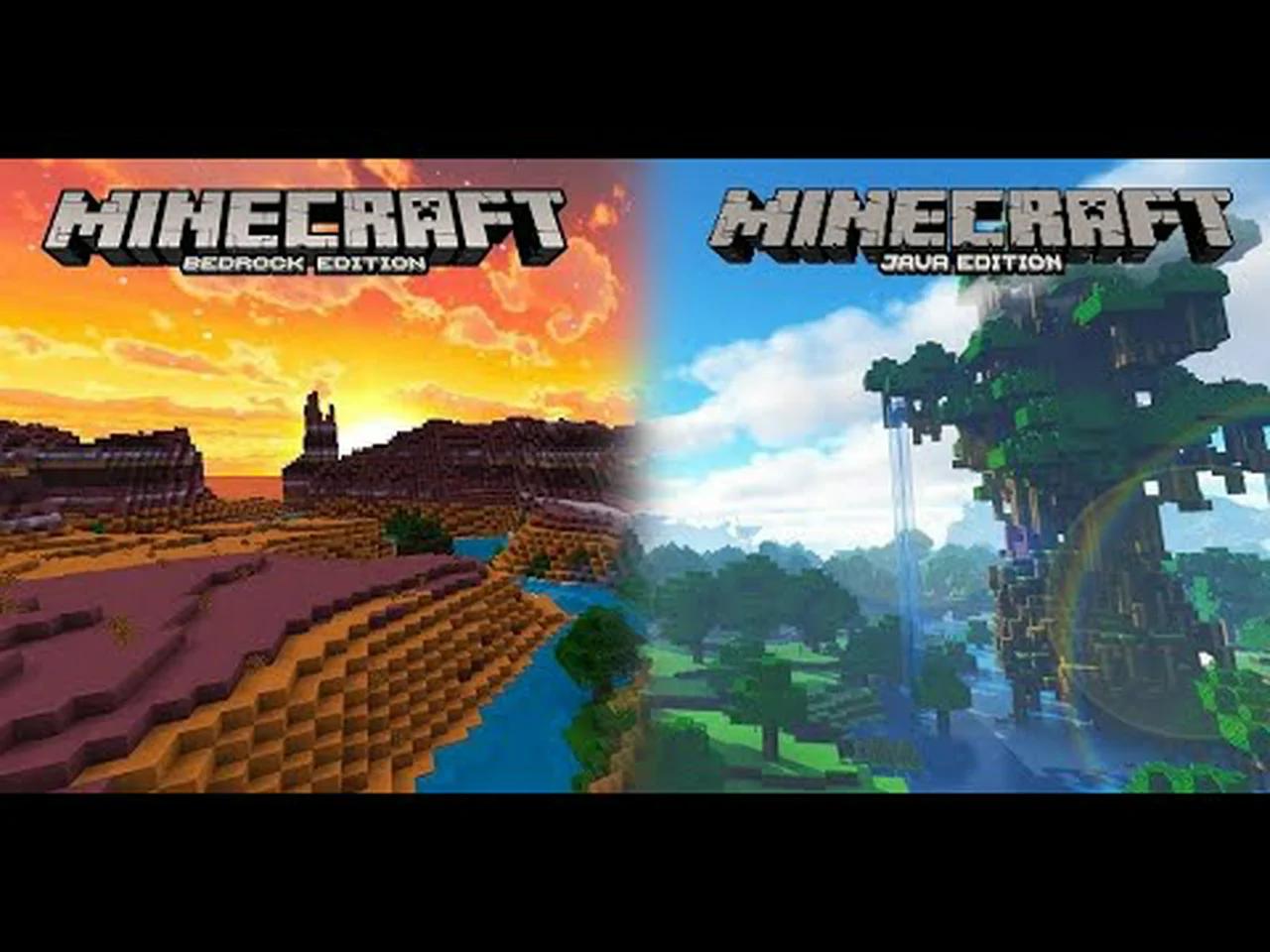 Minecraft Windows and Java Edition