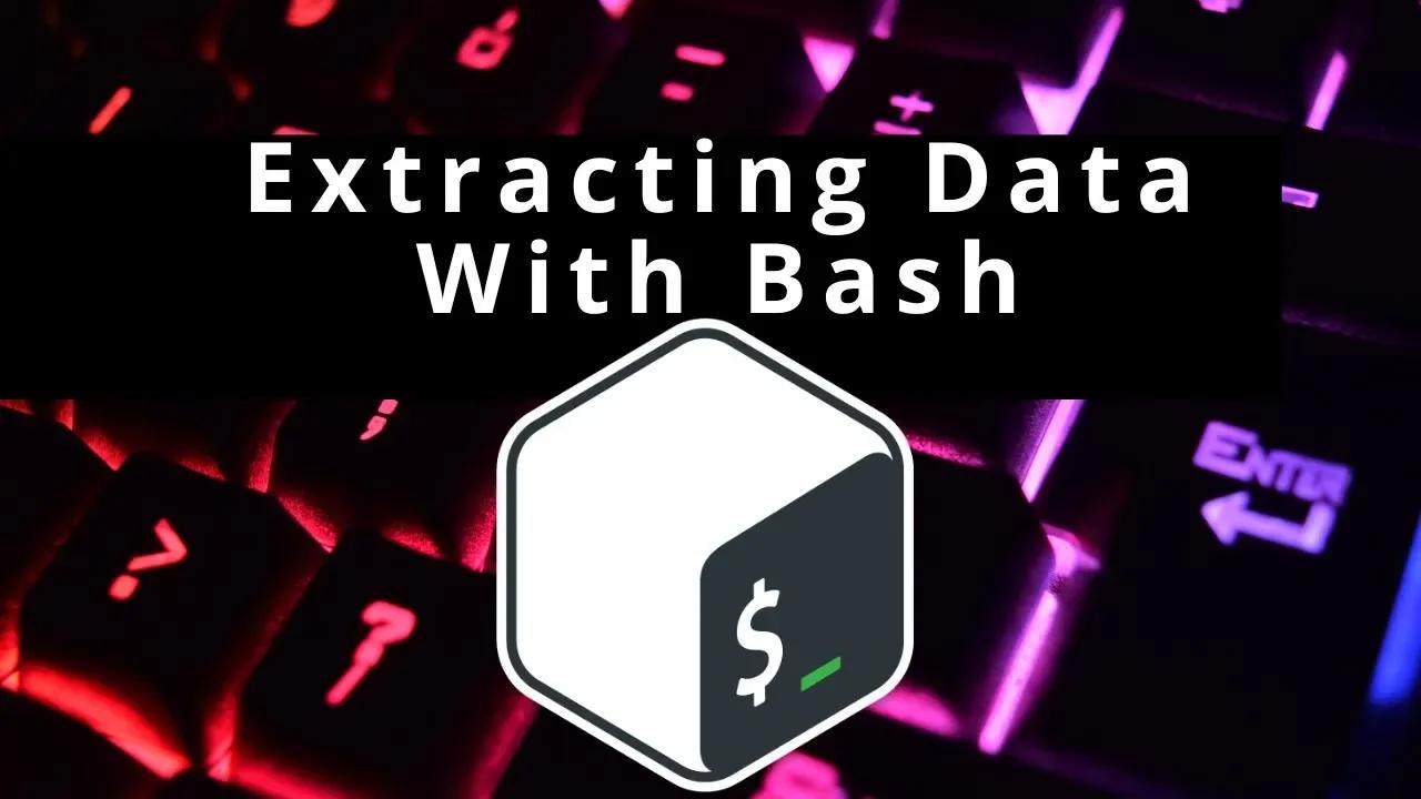 Extract Data From A File With Bash Script Bash Projects 5532