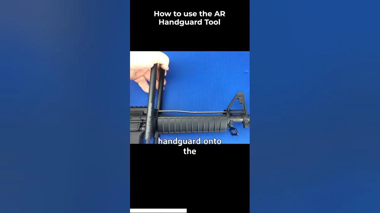 Firearms Gunsmithing: AR15 Handguard Tool #shorts