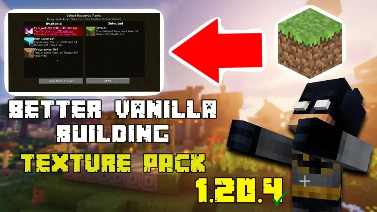 How To Download & Install Better Vanilla Building Texture Pack for ...