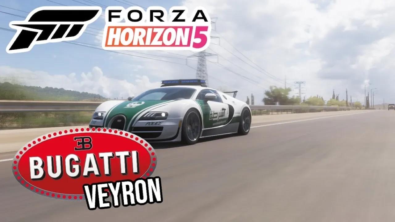Forza Horizon 5 - Bugatti Veyron: The World's Fastest Patroller