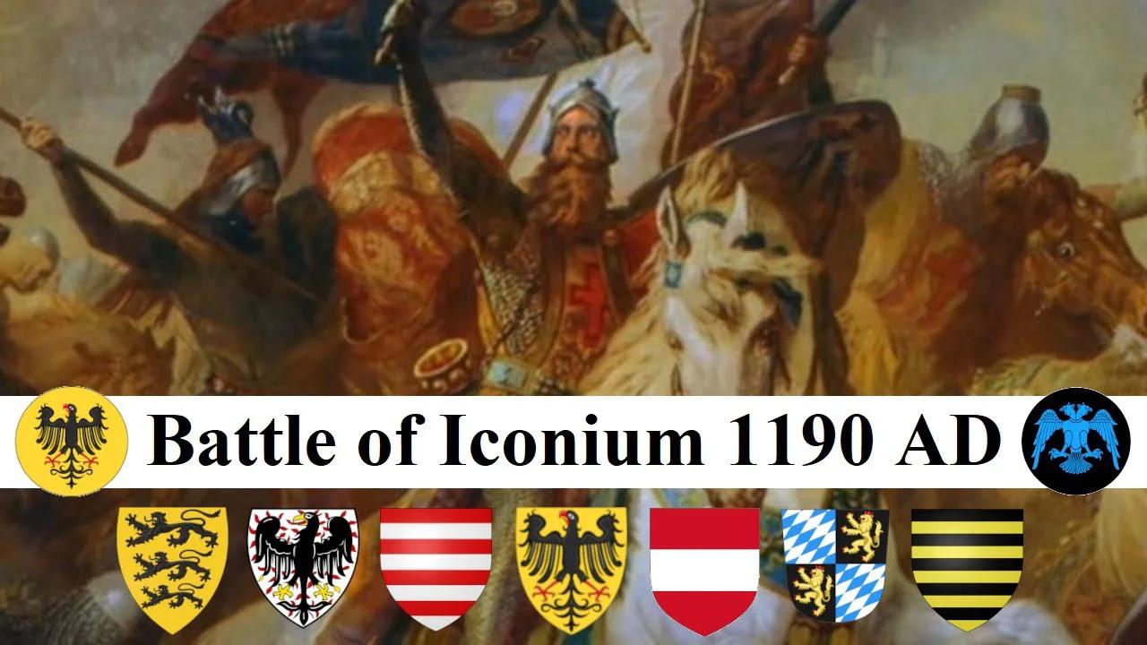 Battle of Iconium 1190 AD - Third Crusade - Expedition of Frederick ...
