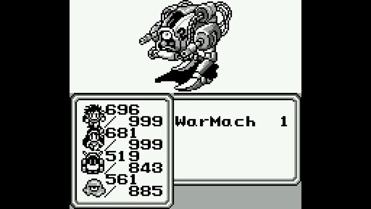 Final Fantasy Legend II (GB) - Final Dungeon - Death Machine