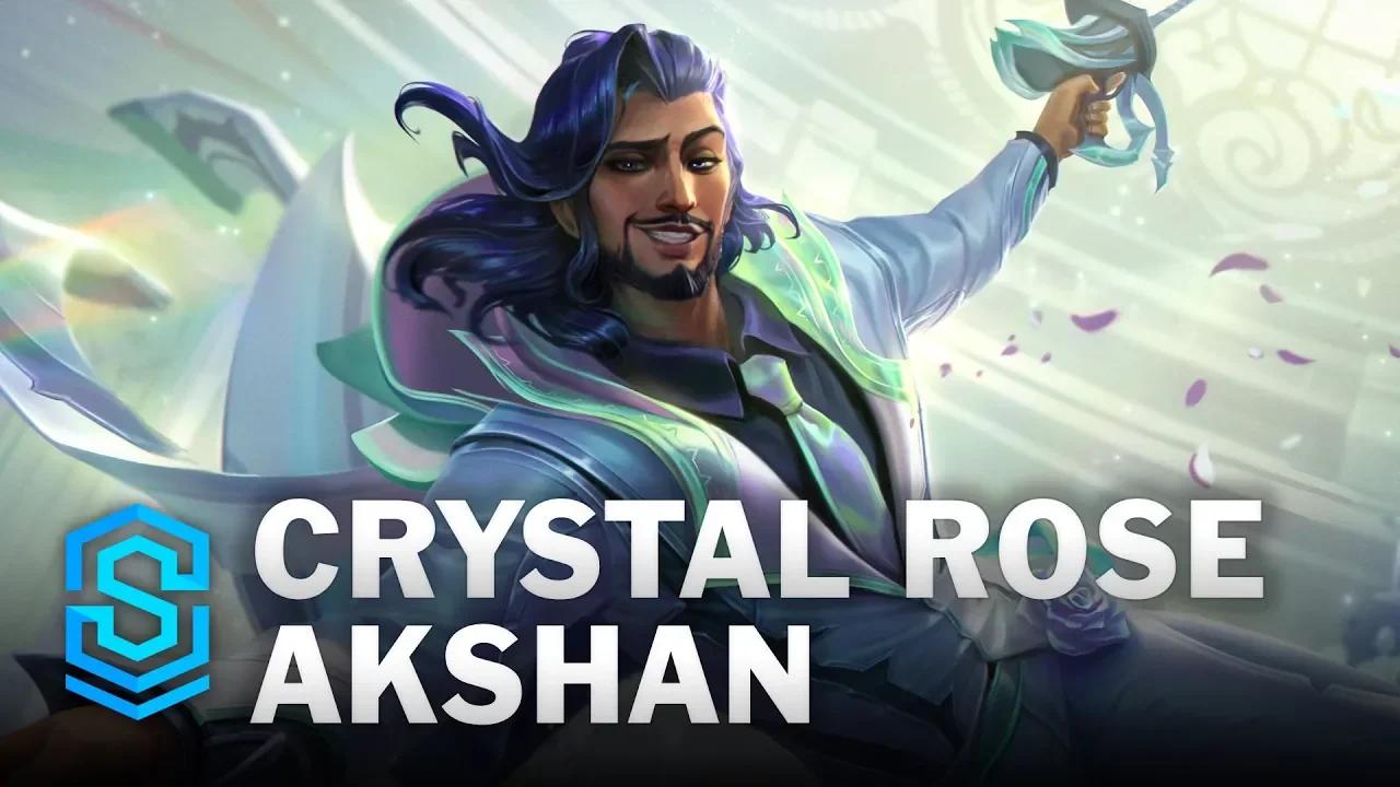 Crystal Rose Akshan Skin Spotlight - League of Legends