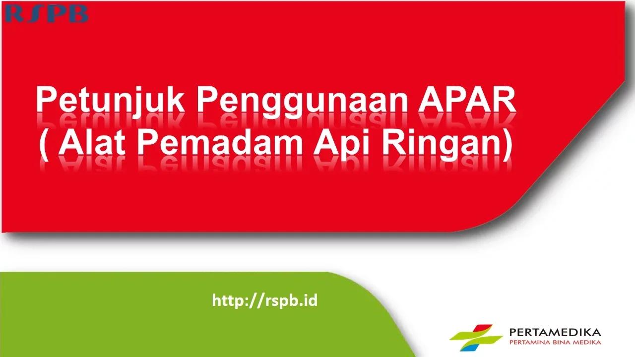 Tutorial Cara Penggunaan APAR dengan Benar | Alat Pemadam Api Ringan