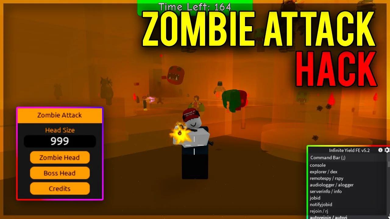 ROBLOX ZOMBIE ATTACK SCRIPT HACK | BIG HEADS, NOCLIp & MORE! WORKING