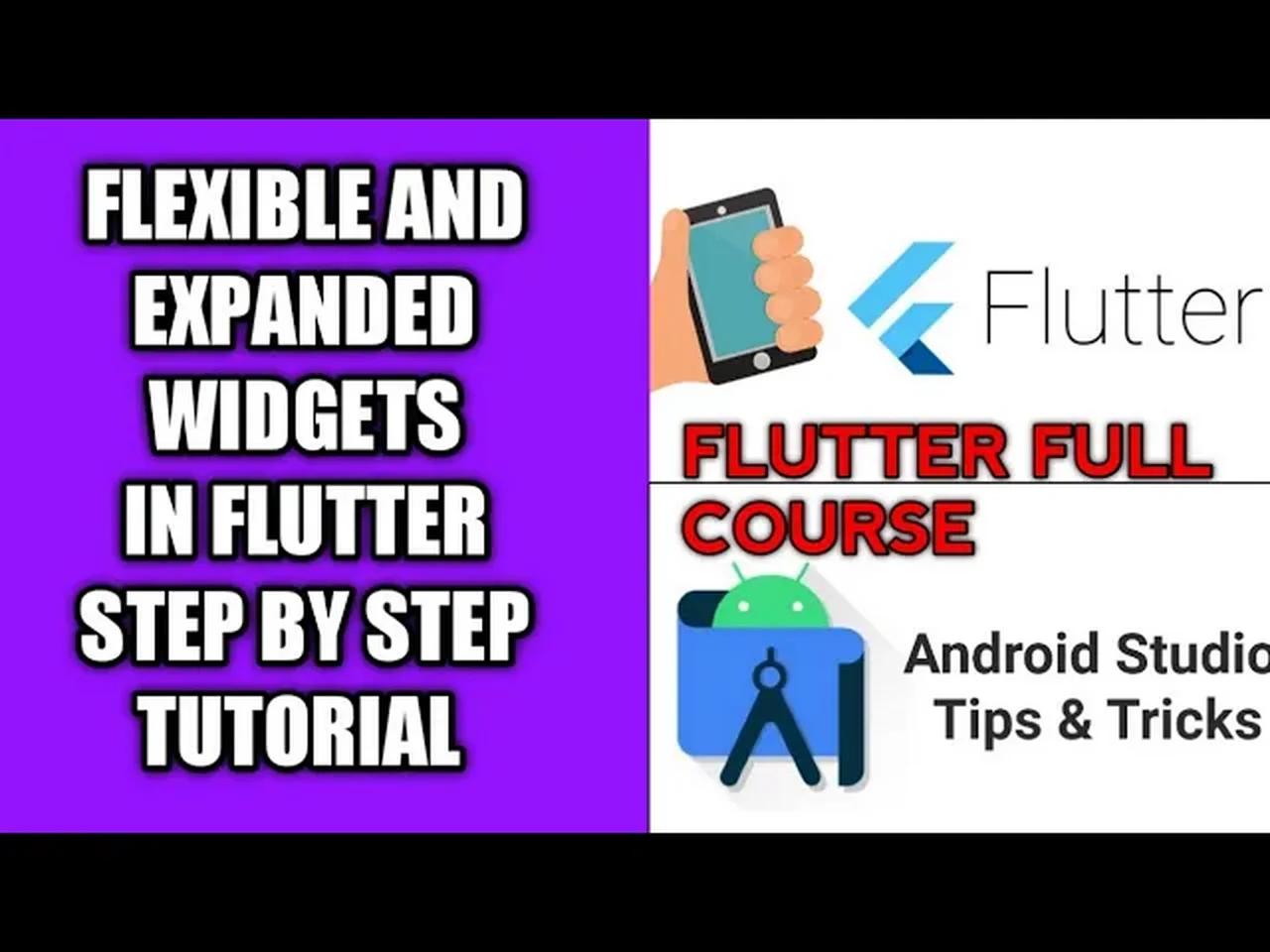 Flutter Tutorial Flutter Flex And Expanded Widgets Flex And 9770
