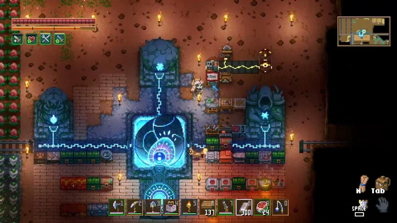 Core Keeper ep 16 Scarlet Ore With Audio