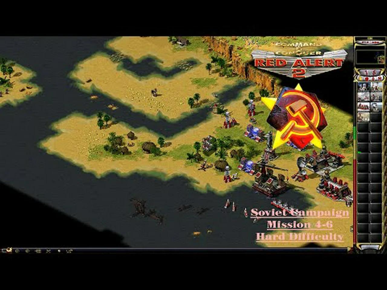 Command And Conquer: Red Alert 2 - Soviet Campaign - Mission 4-6 - Hard ...