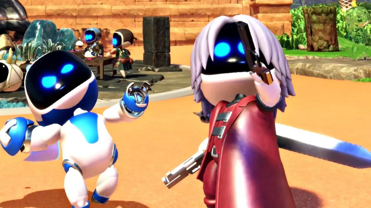 What Happens When You Slap Dante In Astro Bot (DMC Dante Reaction)