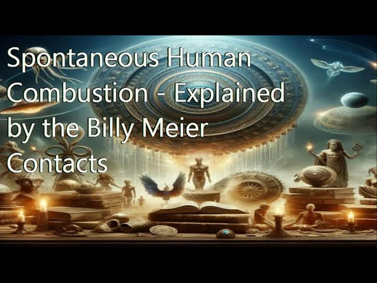Spontaneous Human Combustion Explained by the Billy Meier Contacts