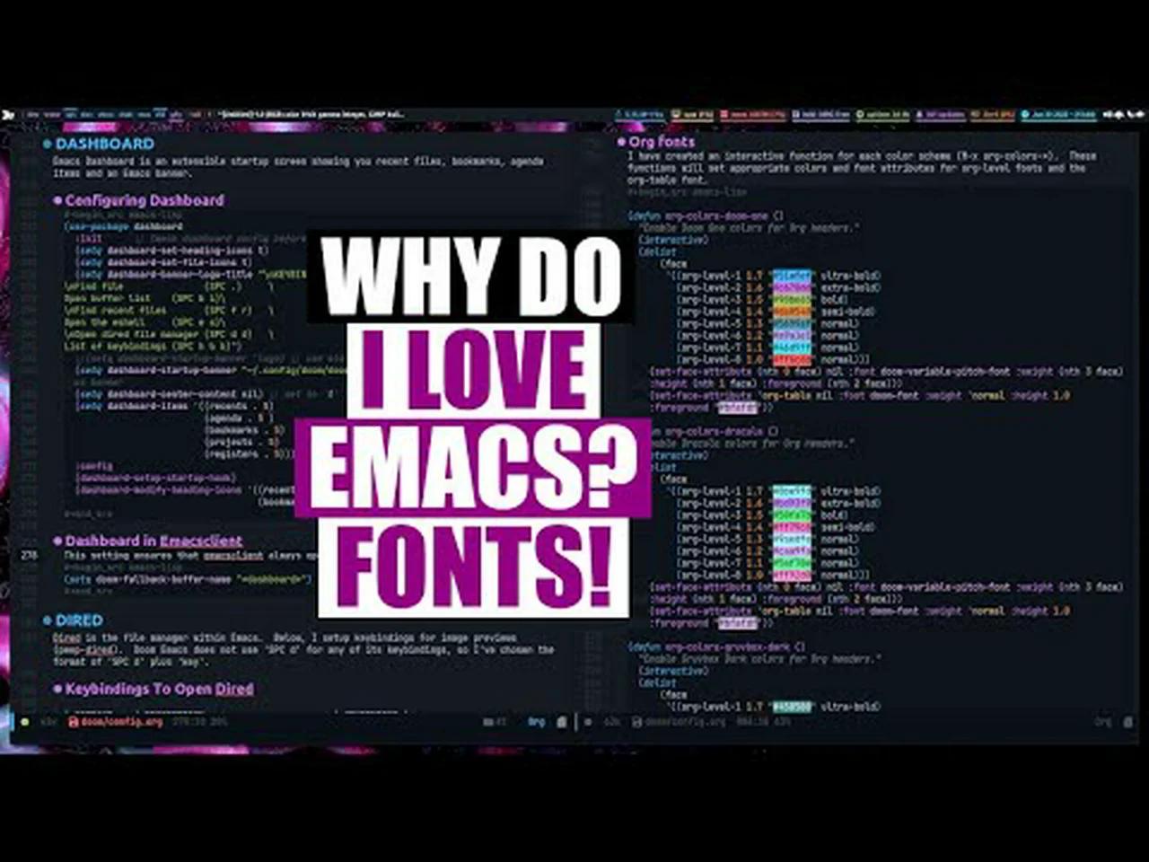 Why Do I Choose Emacs Over Vim? It Looks Better!