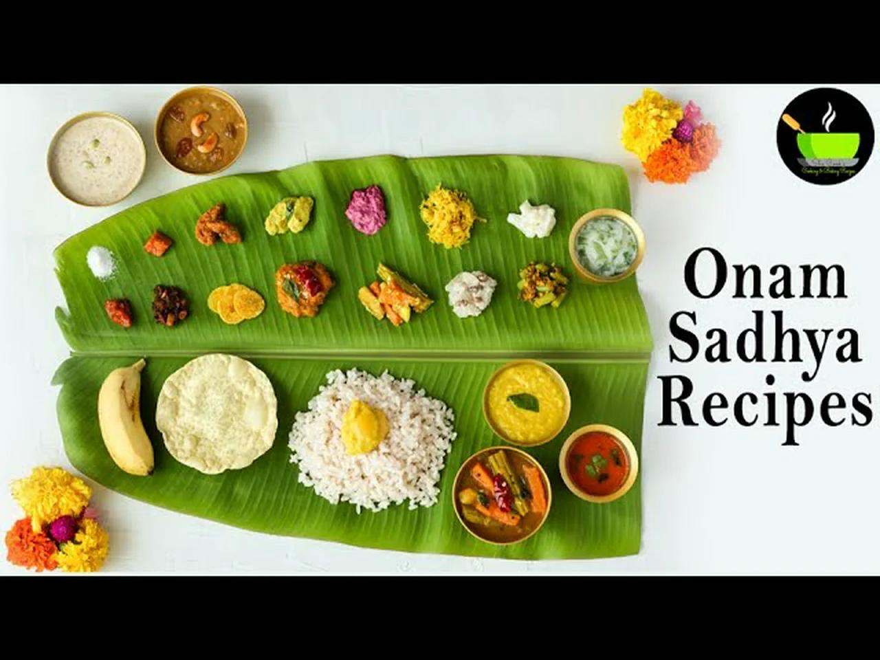 Onam Sadhya 2025 | Onam Sadya Recipes | Sadhya | Sadya Lunch Menu ...