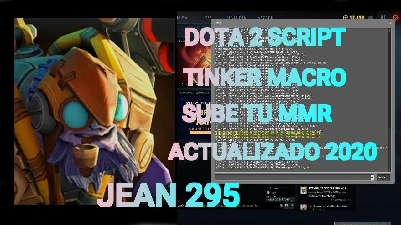 SCRIPT DOTA 2 TINKER MACROS Actualizado [2020]