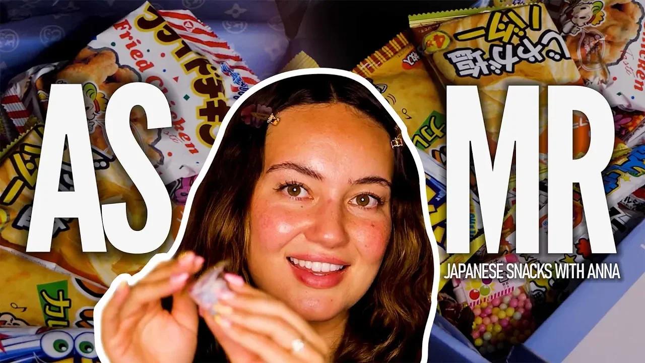 ASMR 🍘 Whispered Dagashi Snack Feast 🍬Exploring Japan's Favorite Snacks ...