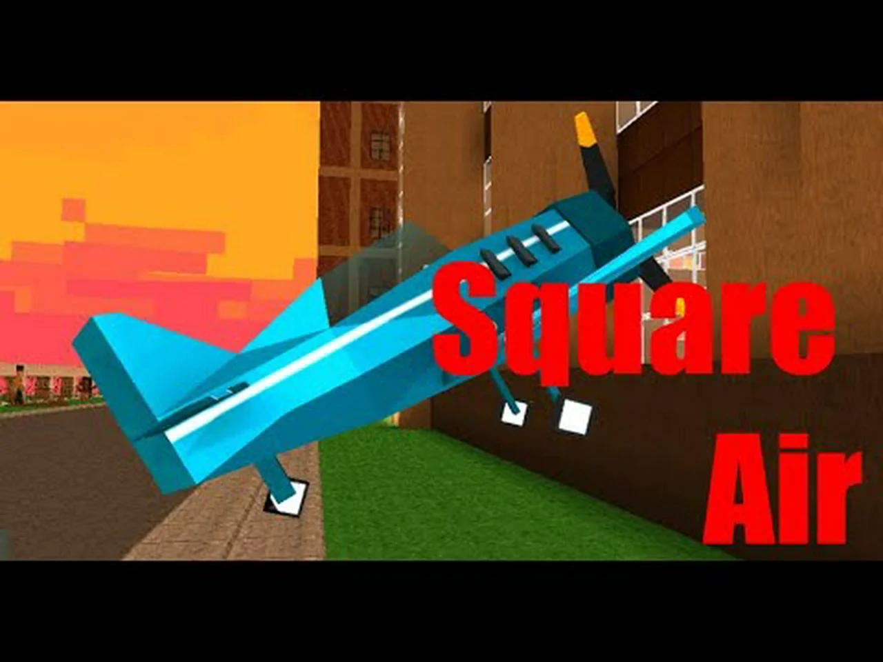 Square plane butter landing