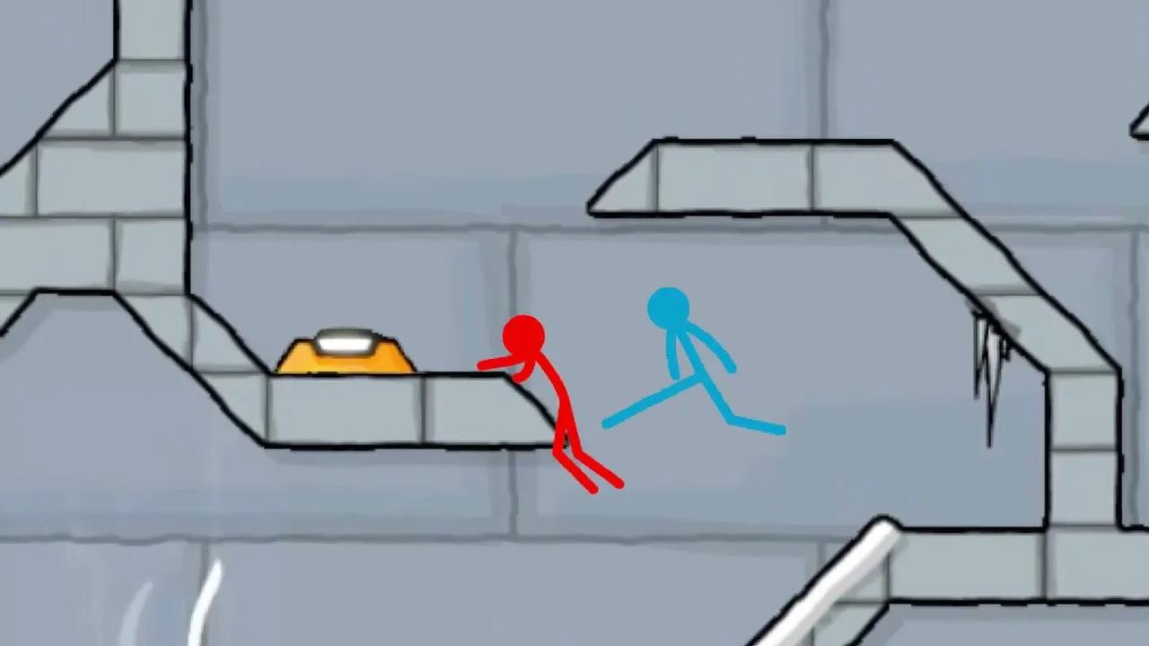 Watergirl and Fireboy, Stickman Animation - Forest Ice Light Temple 37 ...