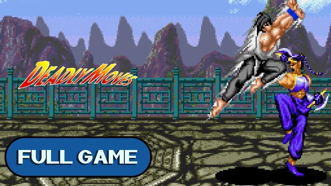 Deadly Moves Genesis Mega Drive Full Game Longplay Gameplay Walkthrough